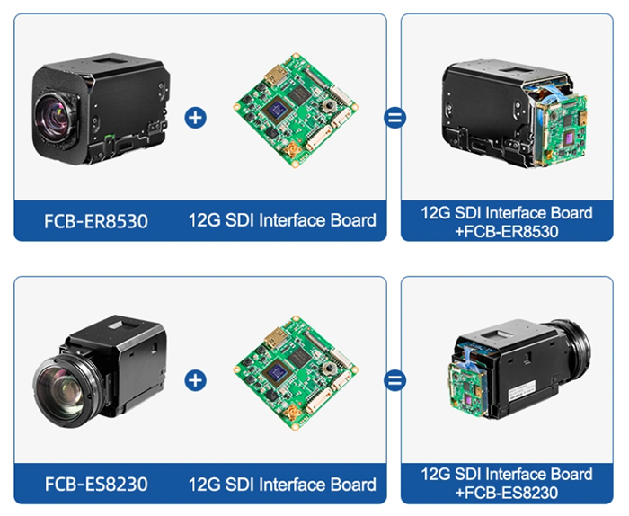 12G SDI Interface Board - Sony FCB camera block